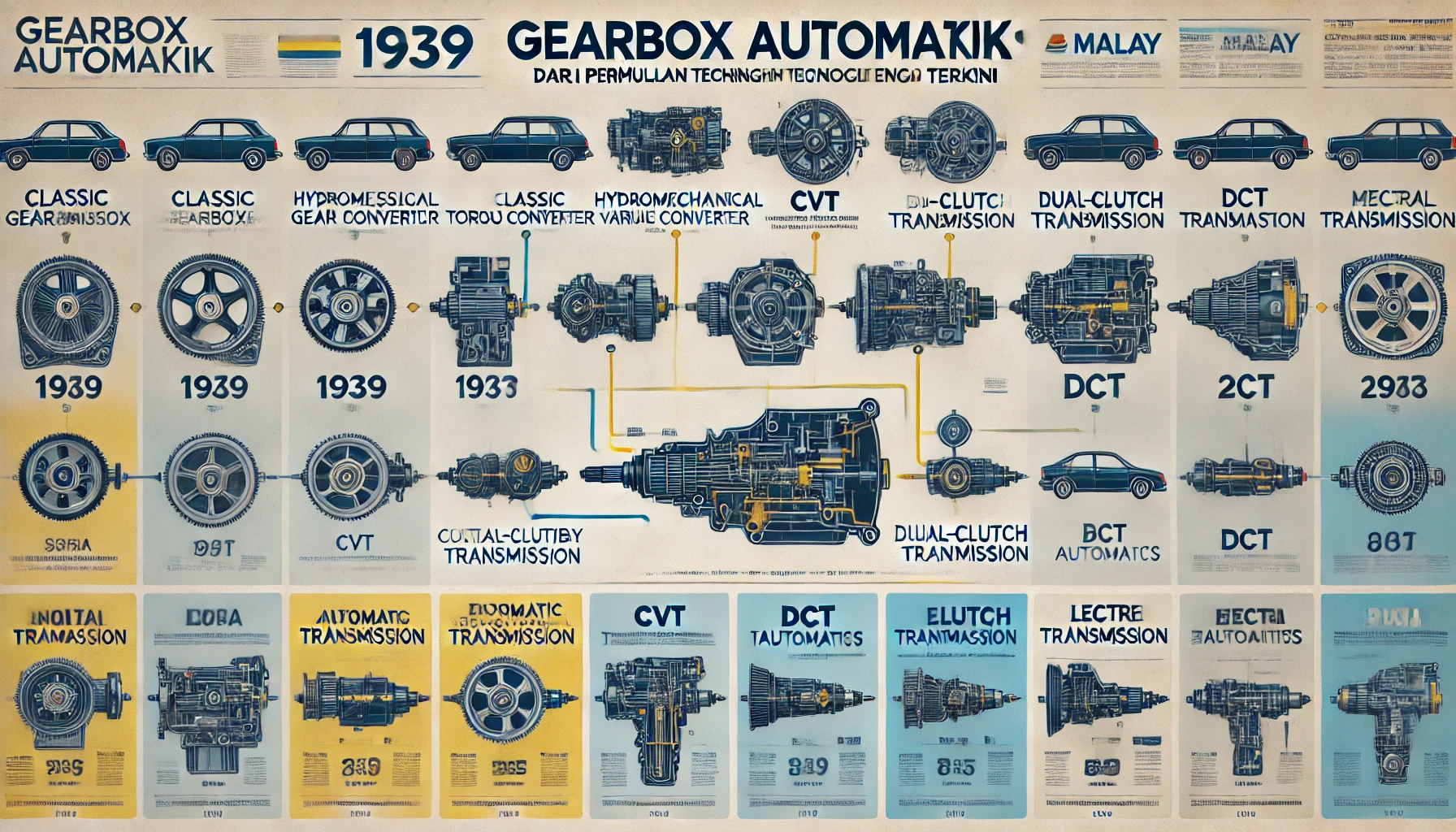 Gearbox Automatik: Dari Permulaan Hingga Teknologi Terkini | GearboxCVT